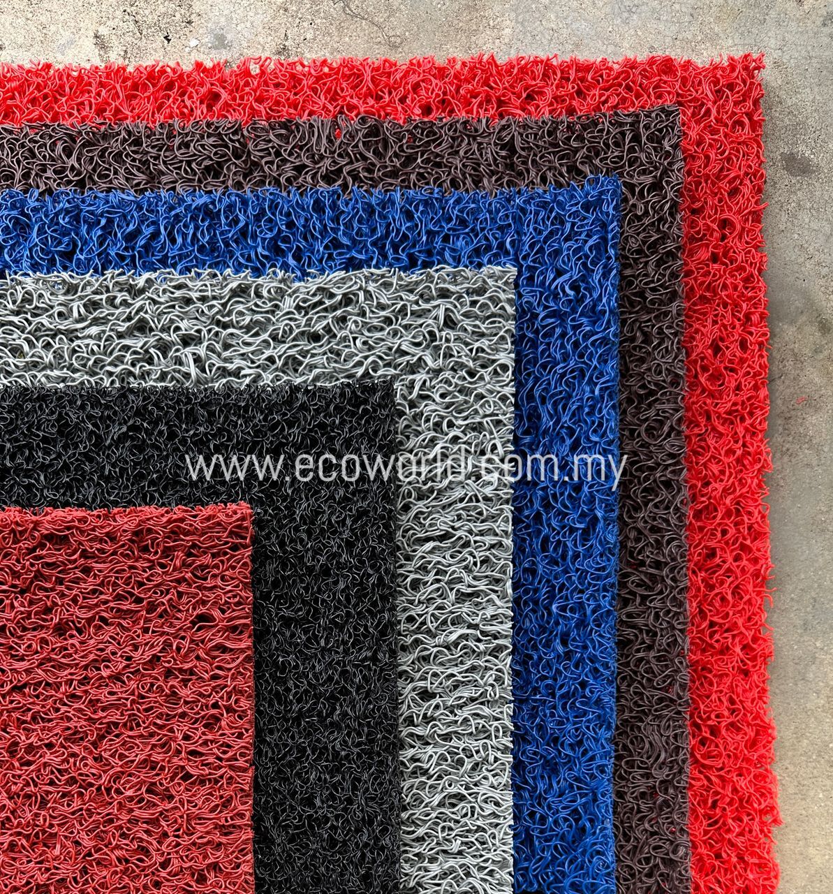 PVC Heavy Duty Unbacked Coil Mat-Roll & Cut Size